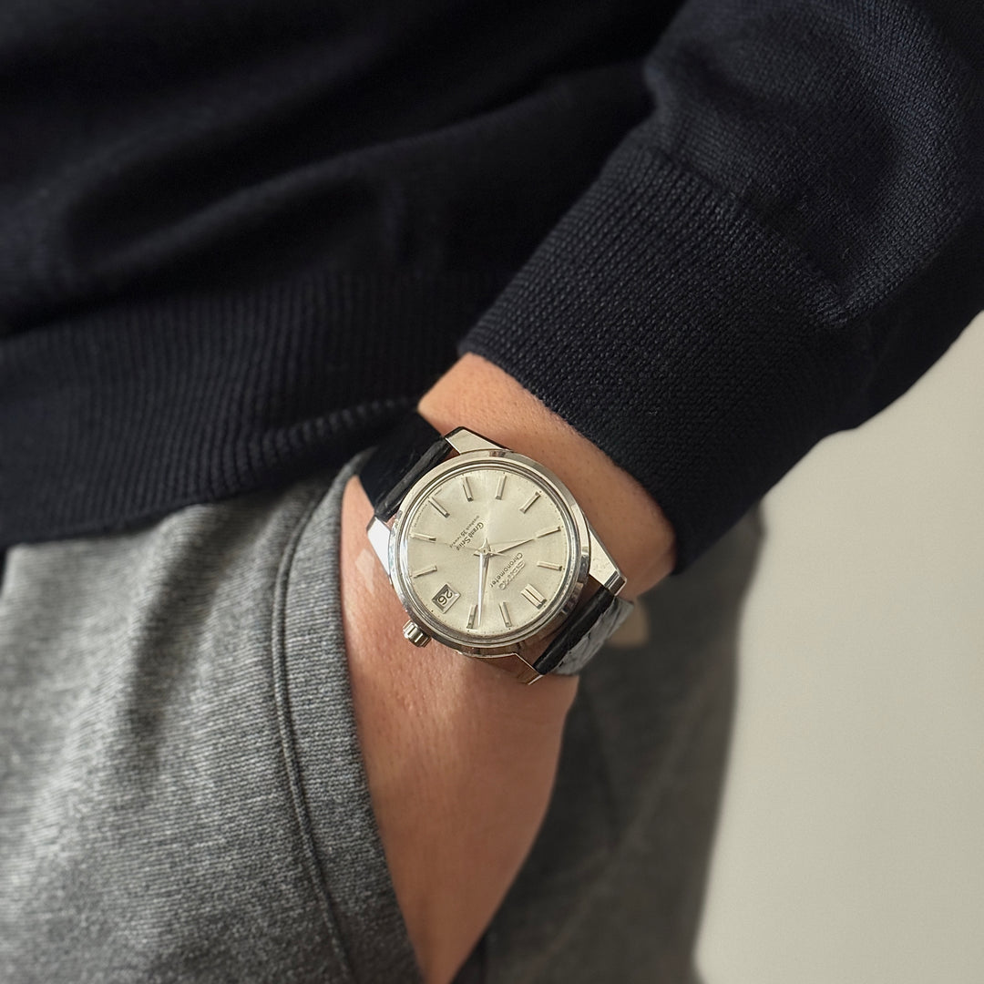 [SEIKO] Seiko Grand Seiko 2nd 43999 Chronometer with Genuine Seiko Buc